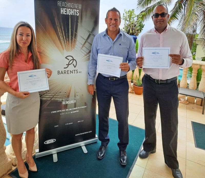 Cayman Islands office receives Disaster Management Training - Barents Re